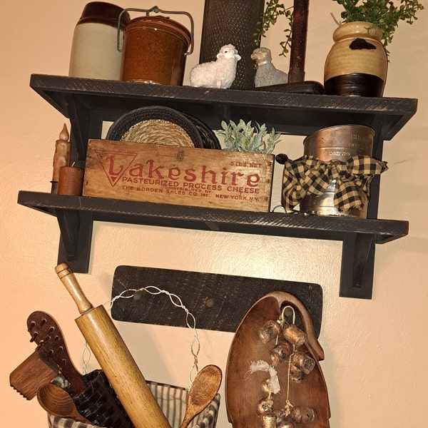 Farmhouse Primitive Tombstone Peg Rack Board - Etsy