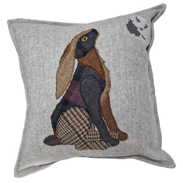 Bella Hare Raw Edge Applique Embroidery Machine Design Instant Download ...