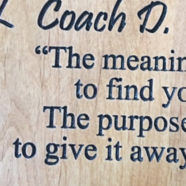 Soccer Coach Appreciation Plaque - Etsy