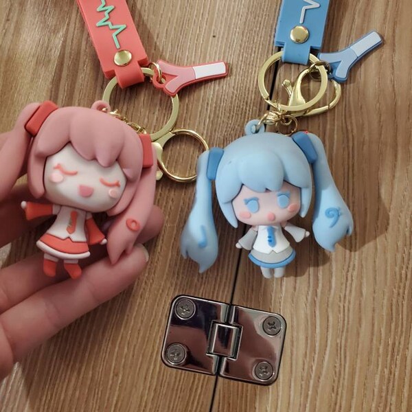 Hatsune Miku Keychain Miku Keyring - Etsy