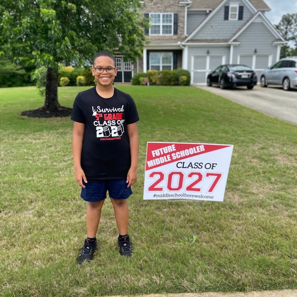 5th Grade Graduation Yard Sign, Next Stop Middle School Grad Sign ...