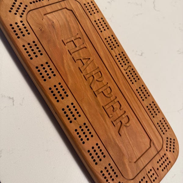 Cribbage Board - Sports Theme - Custom Cribbage Board - Etsy
