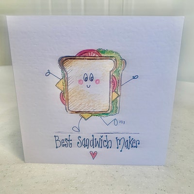 Hand Drawn Minecraft Creeper Birthday Card - Etsy