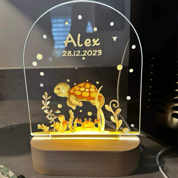 Custom Name Night Light Gifts, Personalized Baby Night Lights, Baby ...