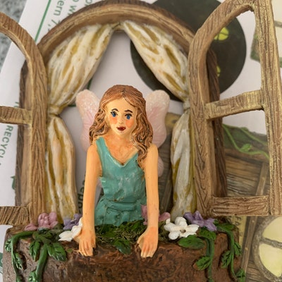 Woodland Knoll Fairy Pond With Puppy Puppy at the Pond Fairy Garden ...