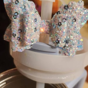 Pink Cow Straw Topper, Straw Topper for Stanley Cup, Bow Straw Topper ...