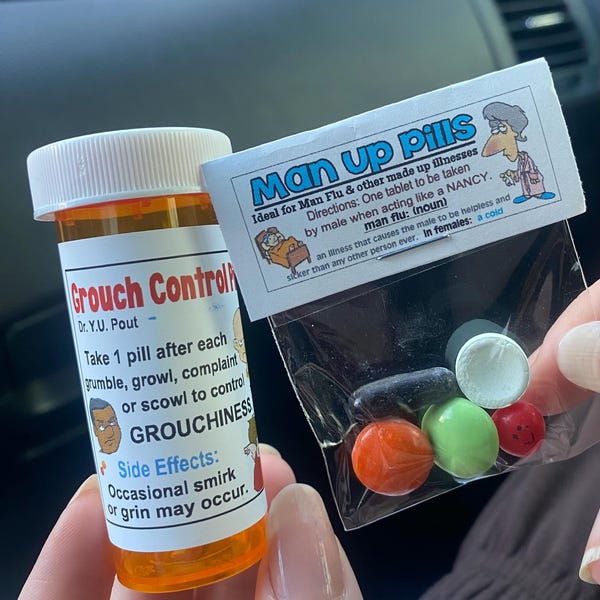 Gag Gifts -old Age, Nurse's Chill Pills, Mom's Anti Stress - Medicine ...