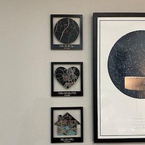 Personalised Map Location Key Holder for Wall Custom Magnetic - Etsy