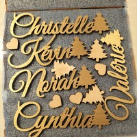 Fish Place Cards, Custom Place Cards, Custom Name Place Card, Gift ...