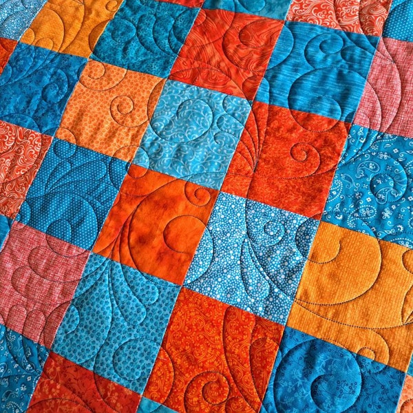 It's All Orange 90-piece Pre-cut Charm Pack 5" Squares 100% Cotton ...