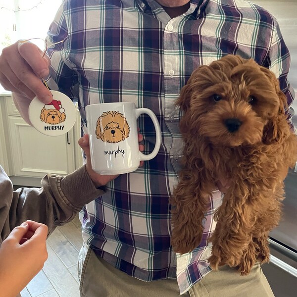 Cavapoo Mug, Personalized Dog Mug, Dog Lover Coffee Cup, Dog Mom Mug ...