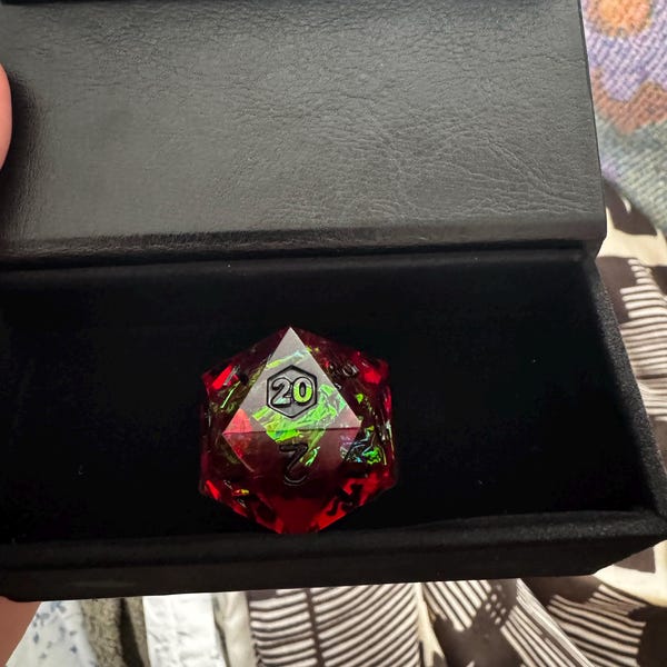 Alpine Lavender Dice | New D4 Shape | Mathematically Balanced | Sharp ...