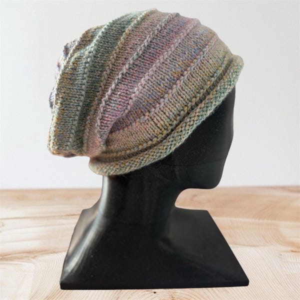 Ladies Gnome Gonk Hat Knitting Pattern Suitable for Aran Worsted Yarn ...