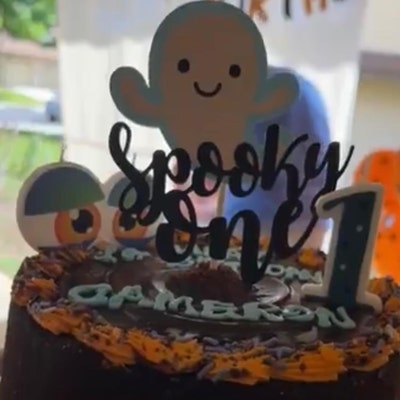 The Spooky One Cake Topper. Spooky One Party Decorations. Spooky One ...
