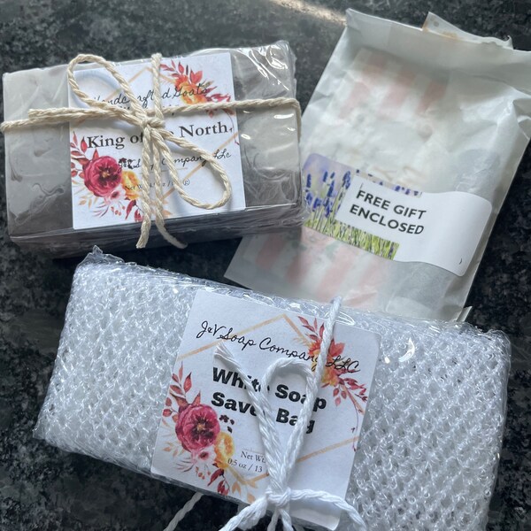 Mesh Soap Saver, Exfoliating Bag, Soap Bag, Scrub Pouch, Gentle Scrub ...