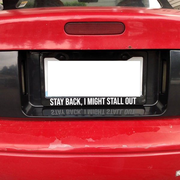 UV Printed Text | Metal, Carbon Fiber, or Plastic | Funny License Plate ...