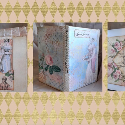 Jane Austen Journal Kit, Regency Women, Jane Austen Paper, Regency ...