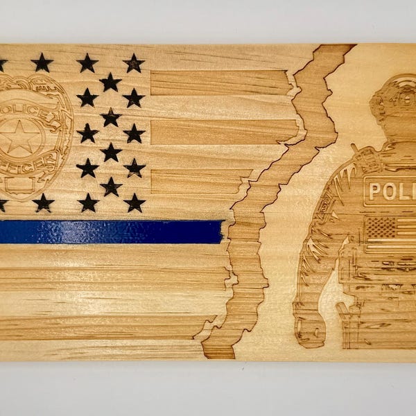 Police Officer Tattered Flag Digital File - SVG - JPG - PNG - Pdf ...