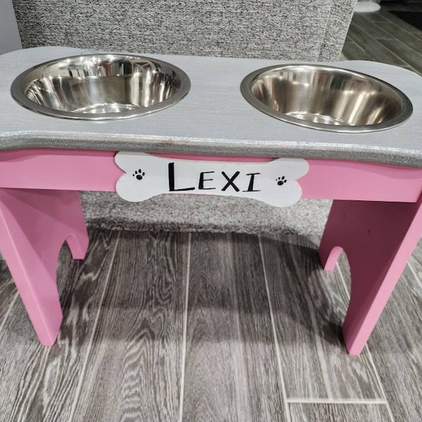 Princess Personalized Dog Feeder - Etsy