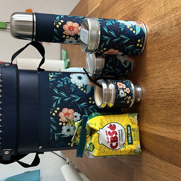 Matera Morral + Set Yerbero Y Azucarero (no Incluye Termo- Mate Ni ...