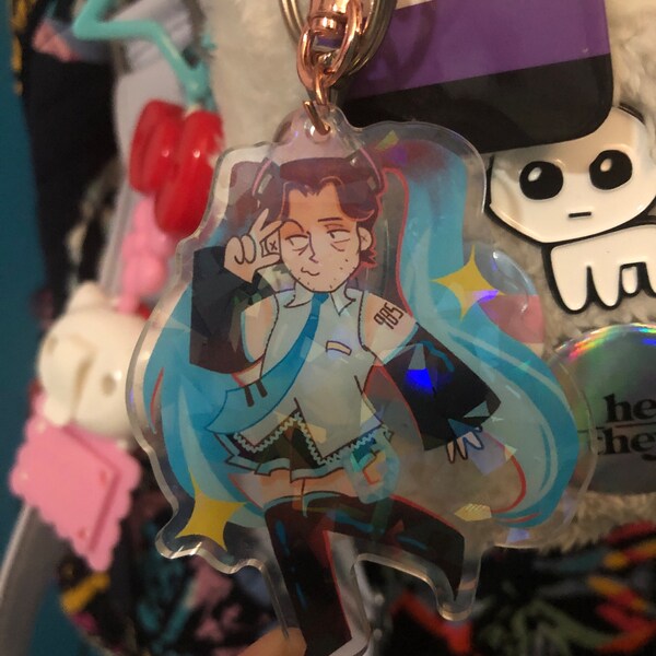 Jerma Jermiku Holographic Keychain - Etsy