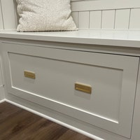 Invisible Rectangle Pulls, Ring Knobs, Drawer Knobs, Gold Pull,dresser Knobs, Gold Ring Pull ...