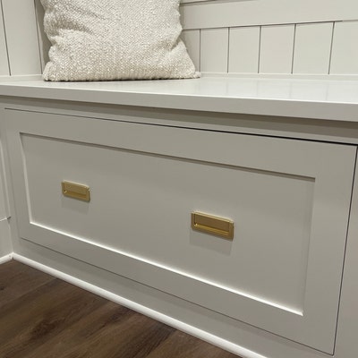 Invisible Rectangle Pulls, Ring Knobs, Drawer Knobs, Gold Pull,dresser Knobs, Gold Ring Pull ...