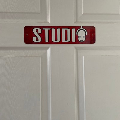 Metal Sign RECORDING STUDIO Sound Mixing Audio Engineer Music ...