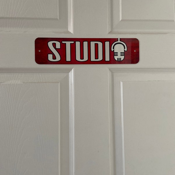 Metal Sign RECORDING STUDIO Sound Mixing Audio Engineer Music ...