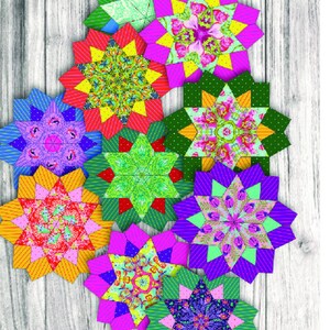 Tim Holtz TARNISHED STAR Quilt Designed by Robin Ruth Using Abandoned ...