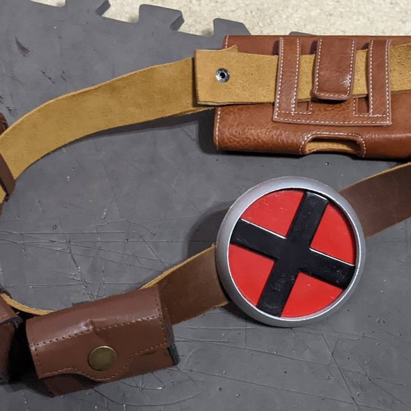 Marvel X-men Belt Buckle Badge Any Color, Any Size Badge Broach - Etsy