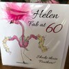 50th Card 50th Birthday Card 50th Flamingo Card 50th - Etsy