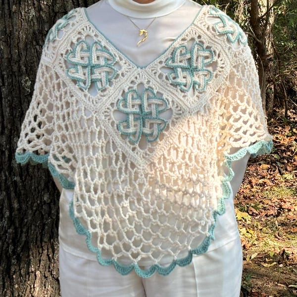 Celtic Garland, Heart Garland, Crochet Garland, Valentine's Day Garland ...