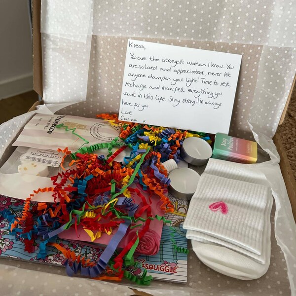 Distraction Gift Box - Colouring Letterbox Gift for Her - Mental Health ...