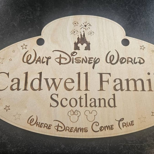 Disney Themed Pram Sign - Stroller Sign | Personalised Push Chair Sign ...