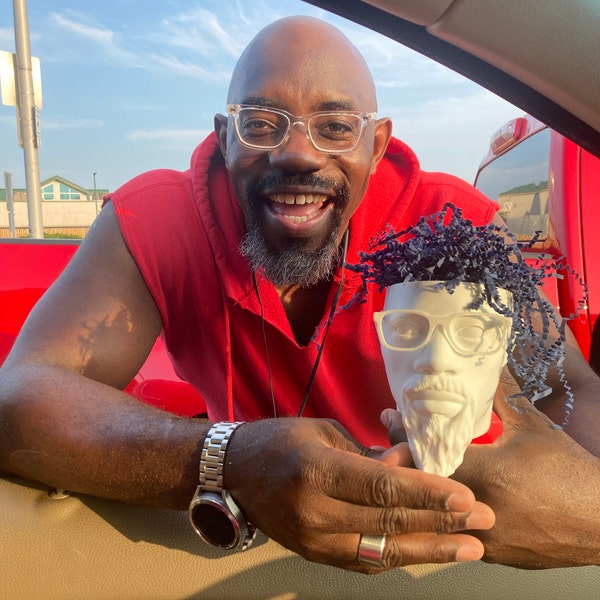 Nathan Fielder Head Planter – Custom Celebrity Face Pot, Quirky ...