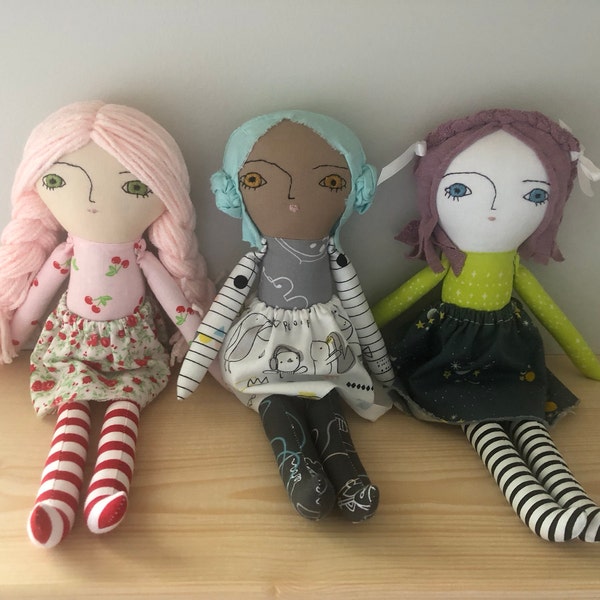 Doll Fairy Wing Sewing Pattern, Adjustable Wings Pattern for Dolls DIY ...