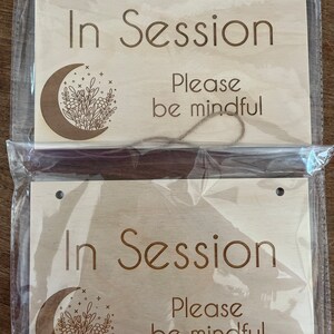 Engraved in Session Sign, Quiet Please, Session in Progress, Do Not ...