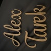 MDF Laser Cut Names | Wedding Place Names | Table Decoration - Etsy ...