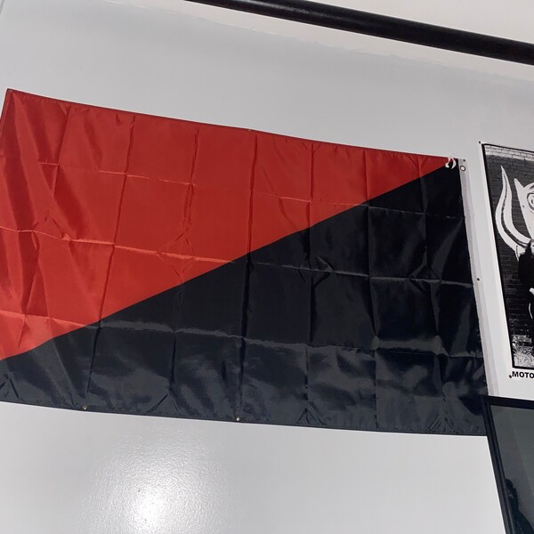Anarchy Anarchist 5 Flag Banner 3x5ft - Etsy