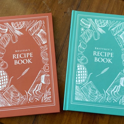 Personalized Recipe Book With Measurement Page. Write Your Own - Etsy ...