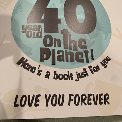 USA Edition Personalised 40th Birthday Book, Memory Lane Birthday Gift ...