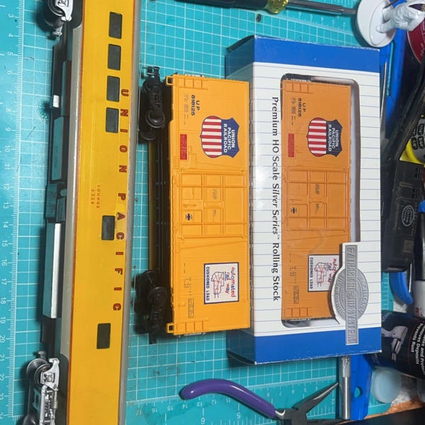 Rivarossi, HO Scale, RPO, Burlington Northern , BN #499, Modified ...