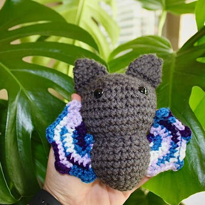 Franklin the Bat, Crochet Pattern, Bat Pattern, Pdf, Digital Download ...