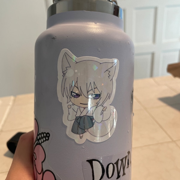 Kamisama Kiss Sticker of Anime Character Tomoe the Fox Yokai in Chibi ...