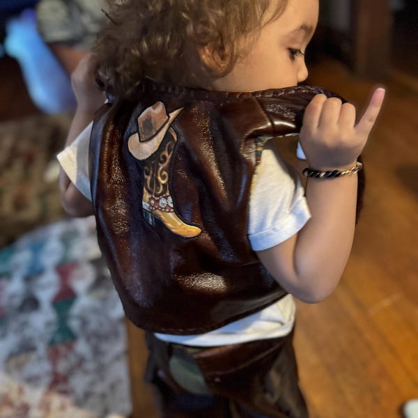 Toddler/child's Faux Leather Chaps - Etsy