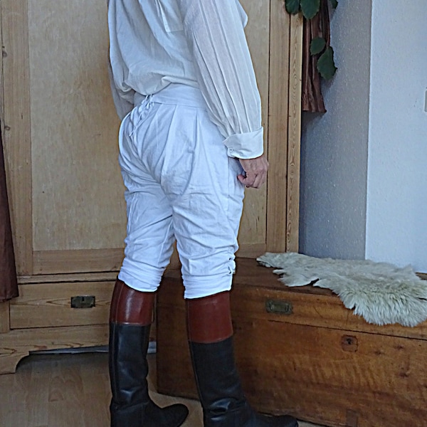 Men's Drop Front Colonial Knee Breeches for 18th Century - Medium ...