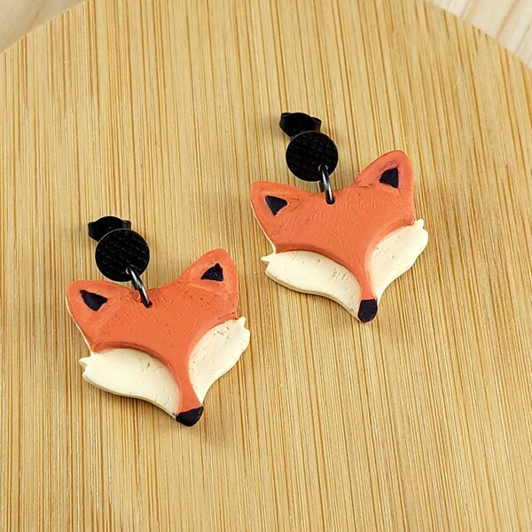 Fox Face Clay Cutter | Fox Clay Earring Cutter (embossing) | Halloween ...