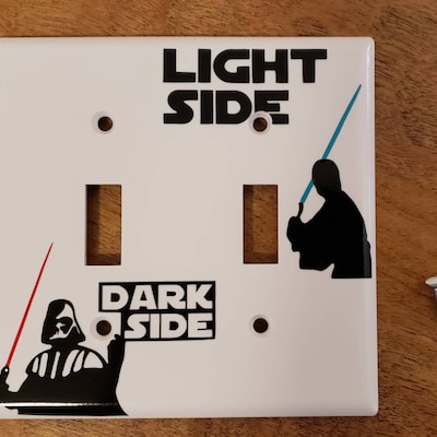 Star Wars Light Switch Cover, Switch Plate, Star Wars Gift, Light Side ...