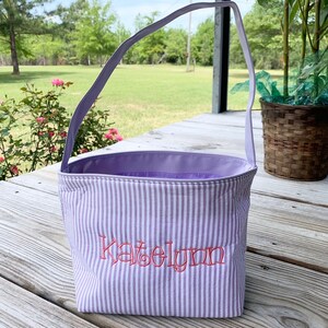 Monogram Easter Bucket Monogram Easter Baskets Monogram | Etsy